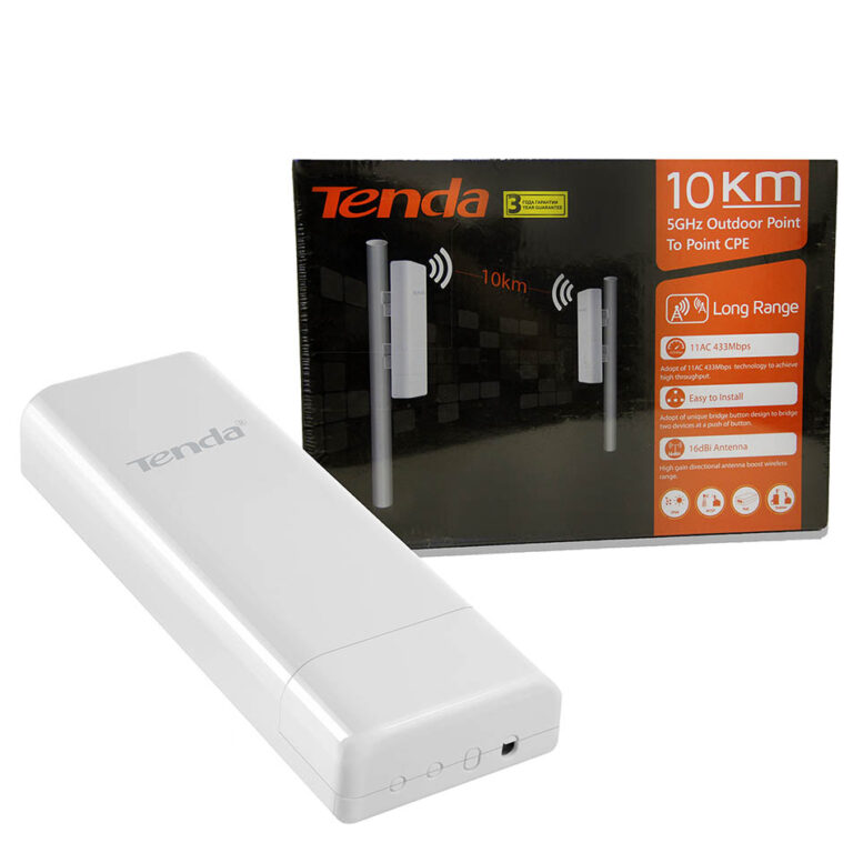 Tenda O6 5GHz 11AC N433 Wireless Outdoor Point to Point CPE Router - TR ...